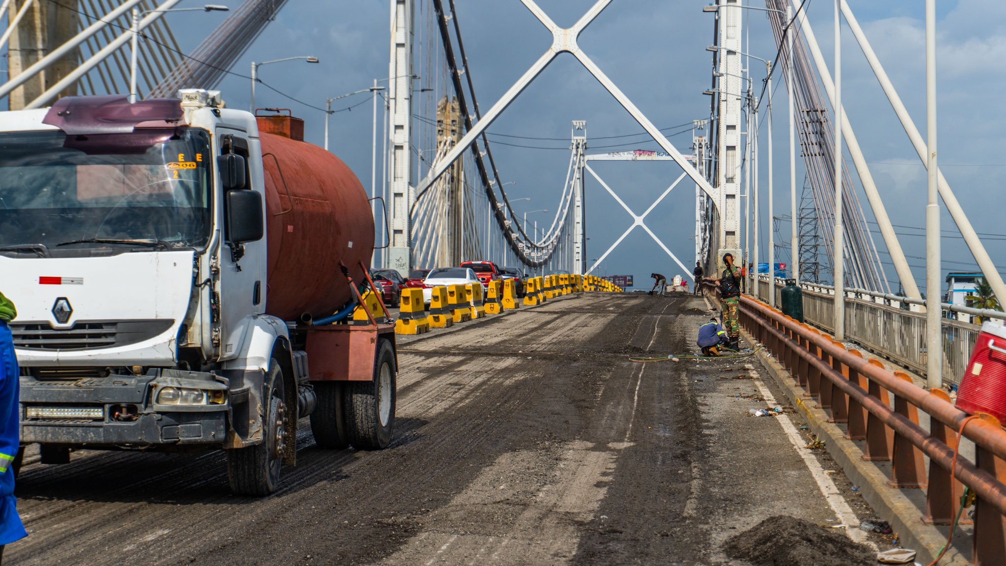 Trabajos del puente Duarte se extenderán por 60 días